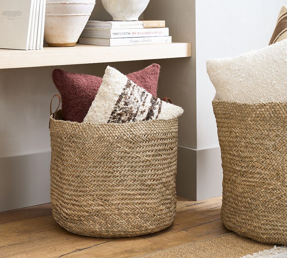 Dune Handwoven Tote Baskets | Pottery Barn