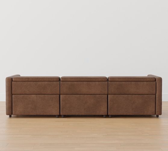 Tucker Leather Power Reclining Sofa | Pottery Barn