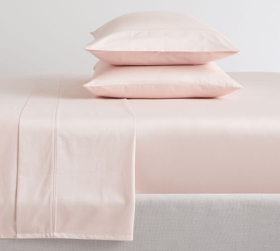 700-Thread-Count Sateen Sheet Set | Pottery Barn
