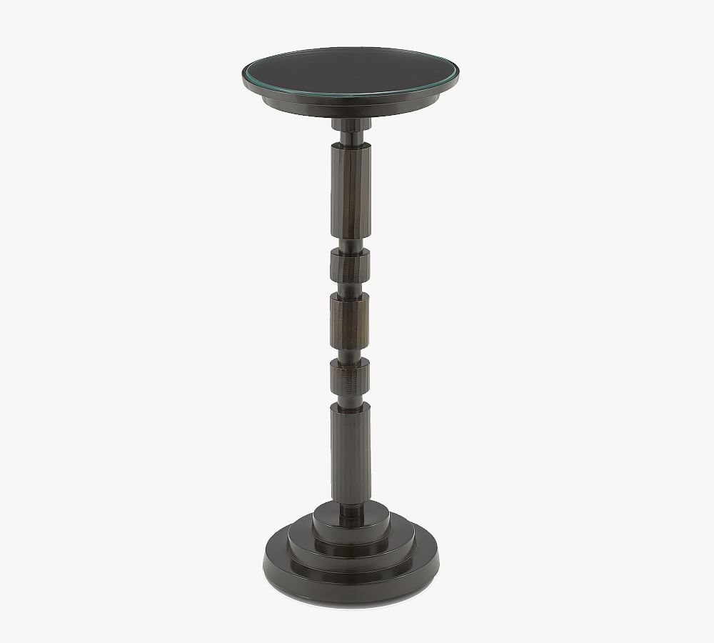 Dover Round Metal Cocktail Table | Pottery Barn