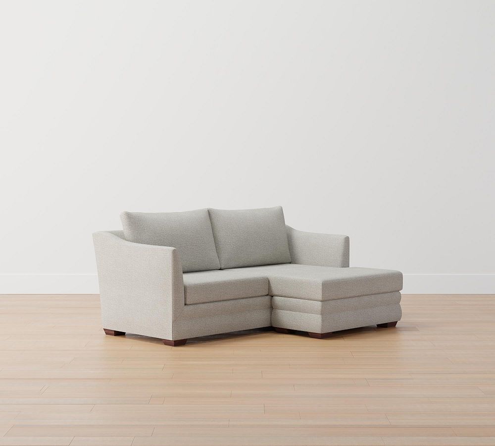 Celeste Upholstered Sofa with Reversible Storage Chaise Sectional ...