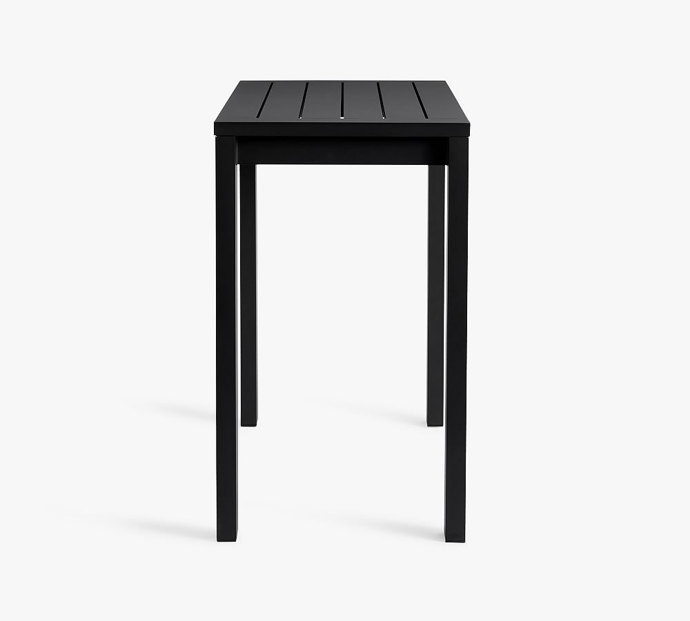 Malibu Metal Rectangular Outdoor Bar Height Table | Pottery Barn