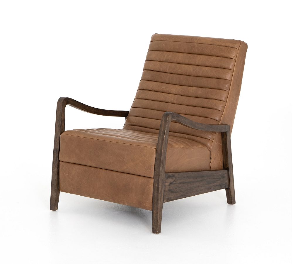 Daphne Leather Recliner | Pottery Barn