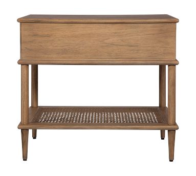 Francis Rectangular Cane Side Table | Pottery Barn