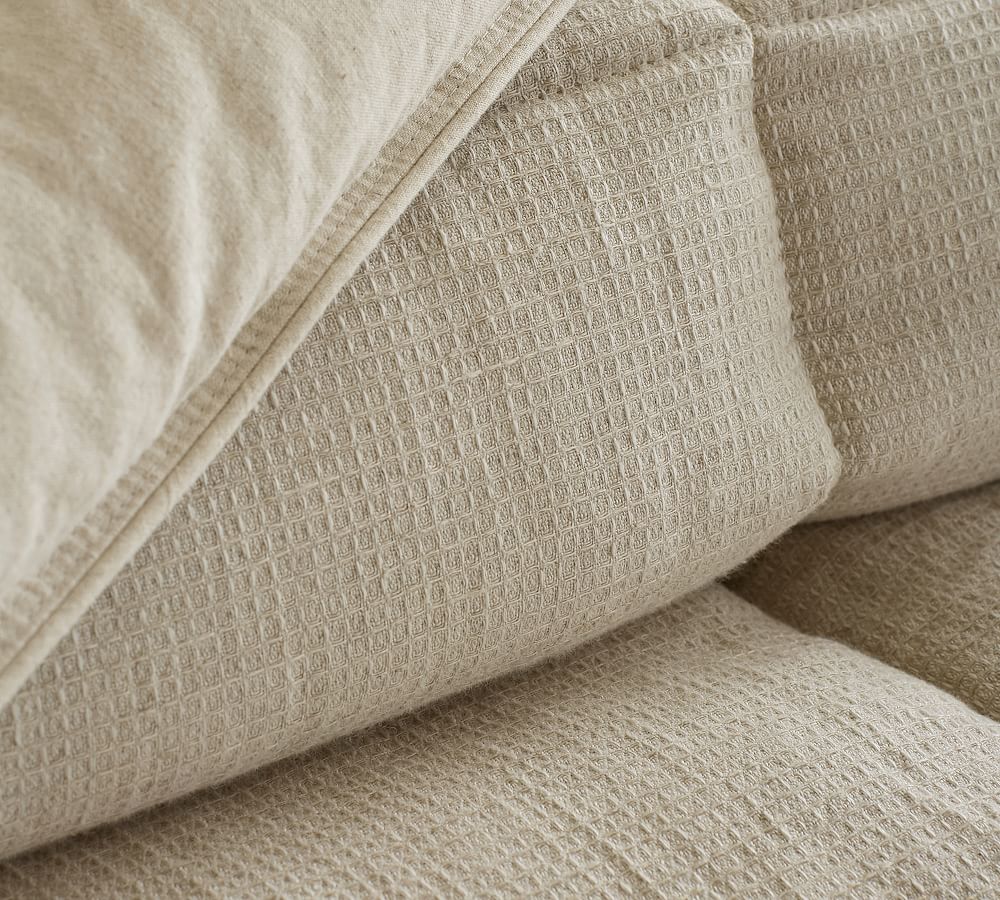 European Flax Linen Waffle Comforter & Shams | Pottery Barn