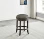 Bixby Leather Swivel Stool | Pottery Barn