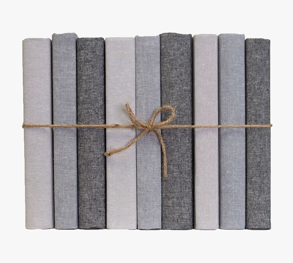 Linen Wrapped ColorPak Books | Pottery Barn