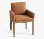 Jake Leather Dining Armchair | Pottery Barn