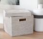 Tava Handwoven Rattan Letter File Box With Lid | Pottery Barn
