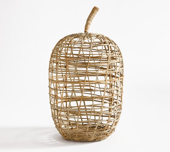 Handwoven Wicker Pumpkins | Pottery Barn