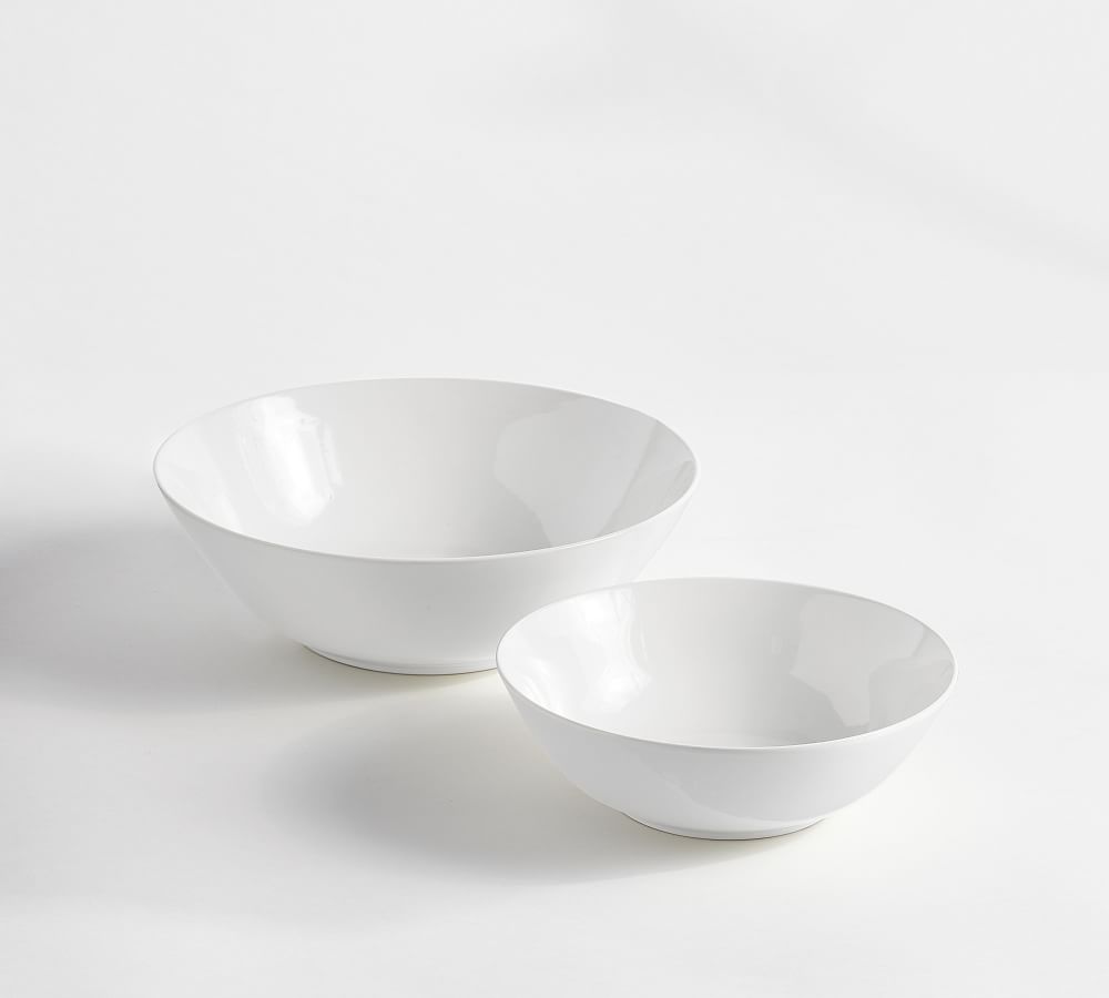 Entertaining Essentials Porcelain Nesting Serving Bowls - Set of 2 ...