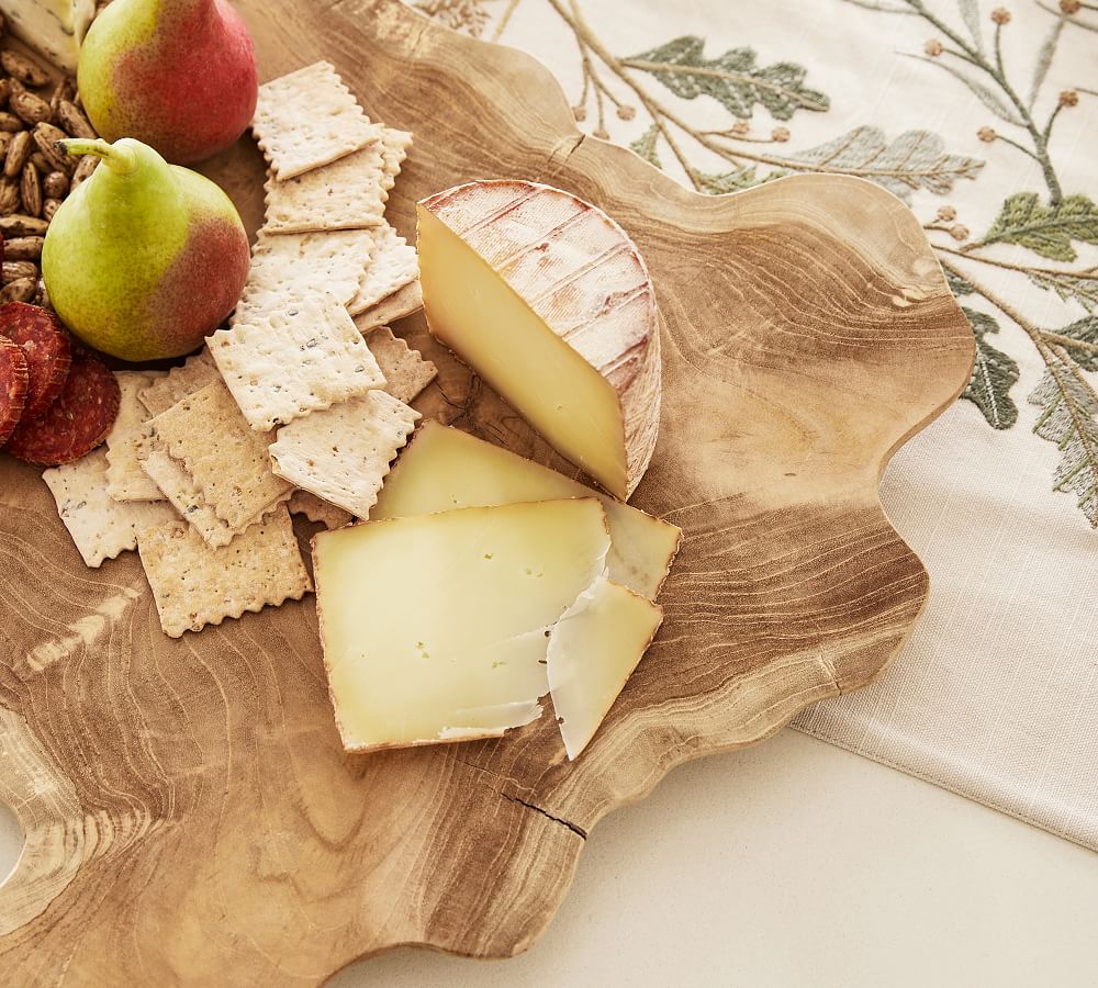 Handcrafted Teak Wood Cheese Board | Pottery Barn