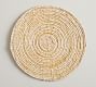 Wynne Coil Handwoven Abaca Charger Plate | Pottery Barn