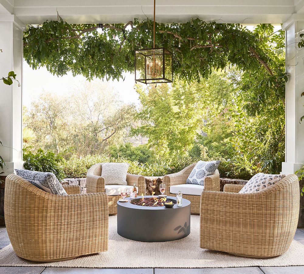 Bhotah Printed Outdoor Pillow | Pottery Barn