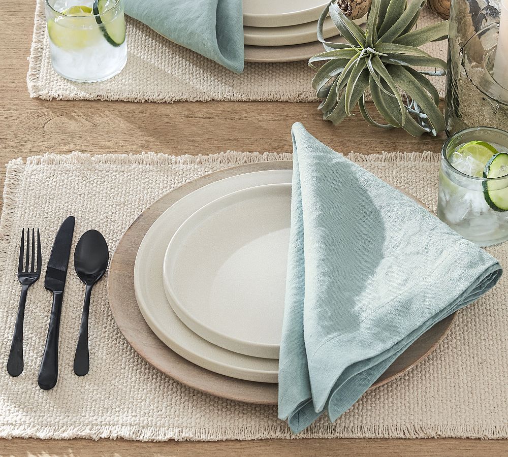 Mason Oversized Linen Napkin | Pottery Barn