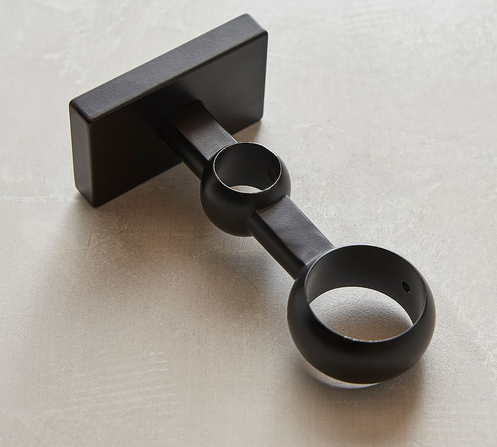 Standard Double Curtain Rod & Wall Bracket | Pottery Barn