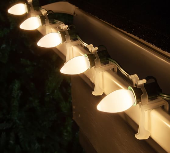 Opaque LED String Lights | Pottery Barn