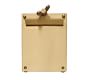 Scribner Brass Notepad | Pottery Barn