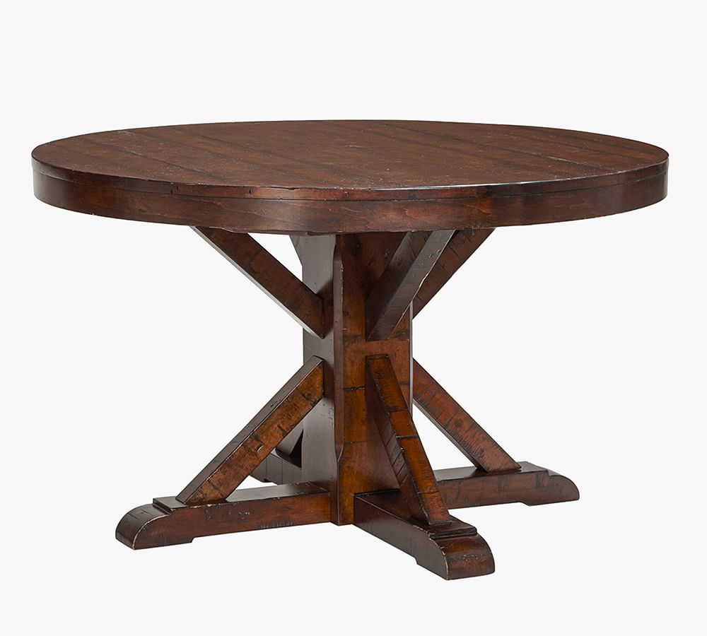 Benchwright Round Dining Table | Pottery Barn