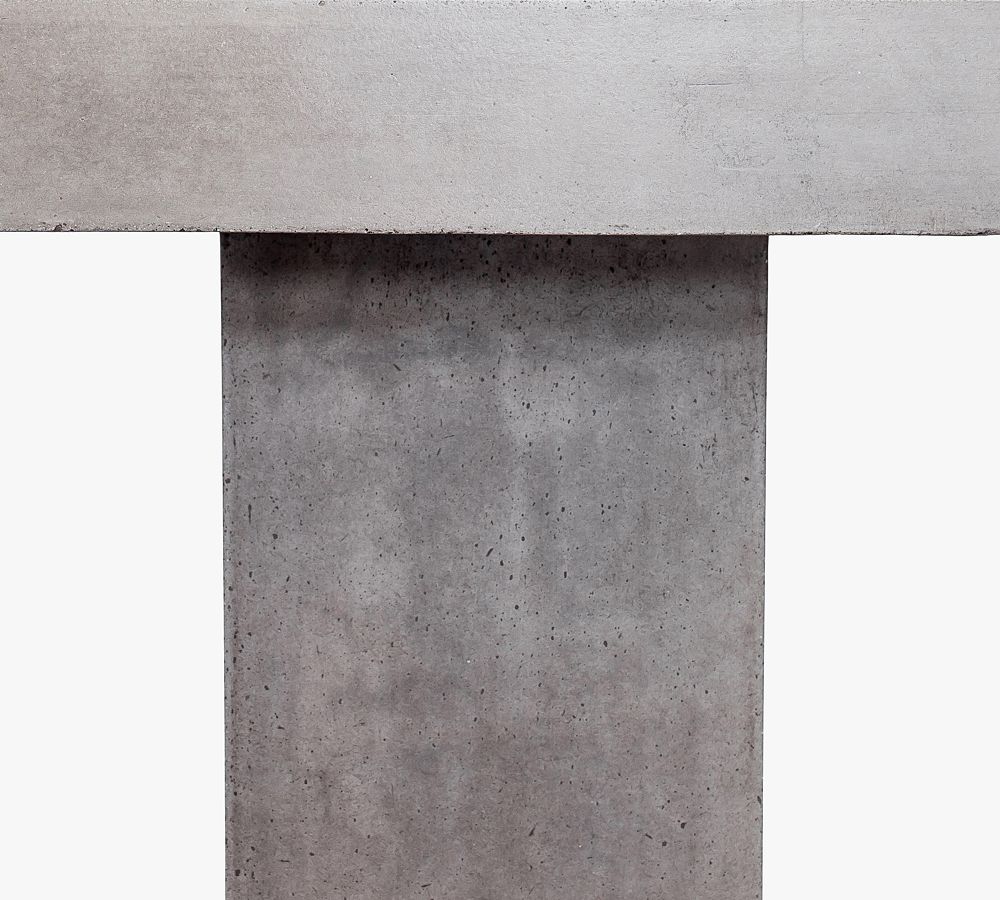 Adonis Rectangular Concrete Outdoor Dining Table | Pottery Barn