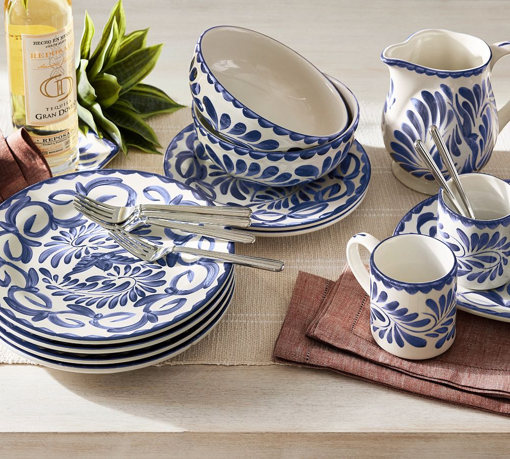 Puebla Stoneware Dinnerware Collection | Pottery Barn