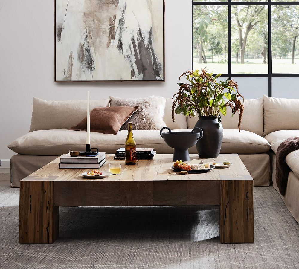 Fia Square Coffee Table | Pottery Barn