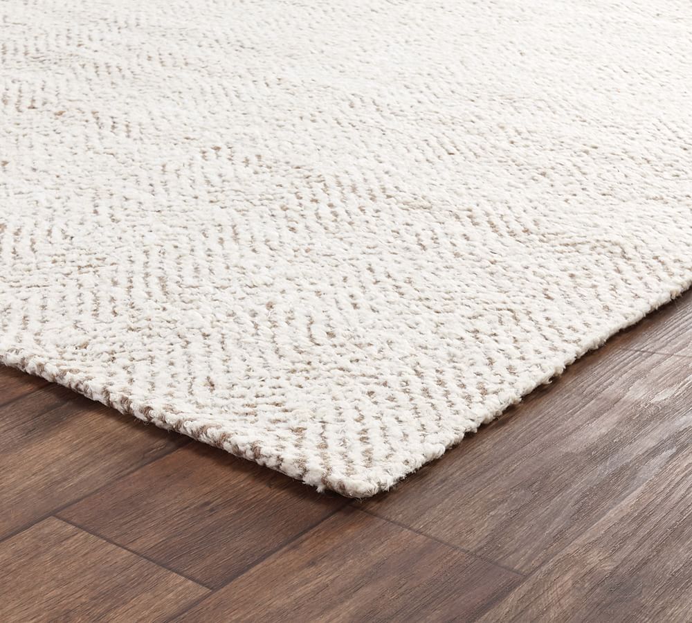 Benton Herringbone Jute Rug | Pottery Barn
