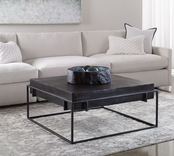 Esme Square Metal Coffee Table (35") | Pottery Barn
