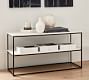 Delaney Marble Media Console | Pottery Barn