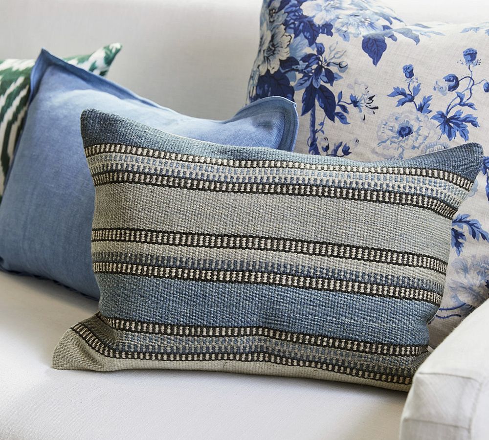 Rydin Striped Lumbar Pillow | Pottery Barn