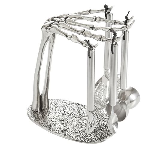 Skeleton Hand 5-Piece Bar Tool Set | Pottery Barn