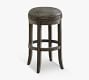 Bixby Leather Swivel Stool | Pottery Barn