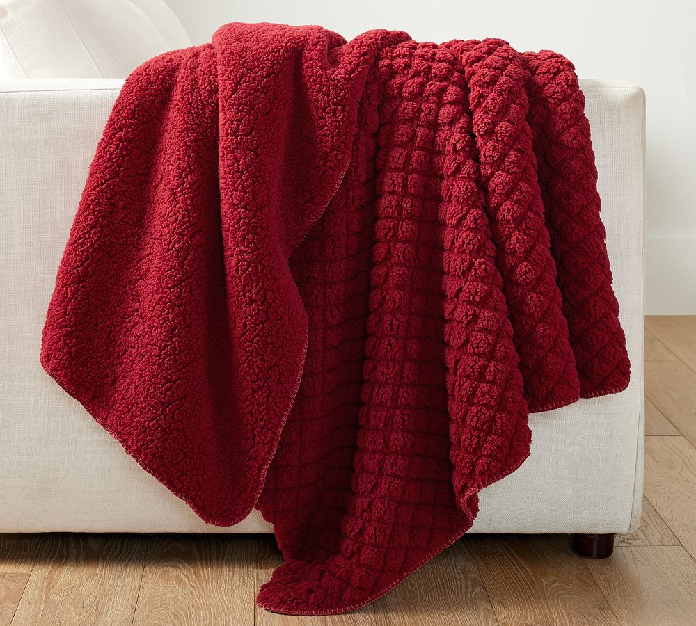 Nordic Sherpa Back Throw | Pottery Barn