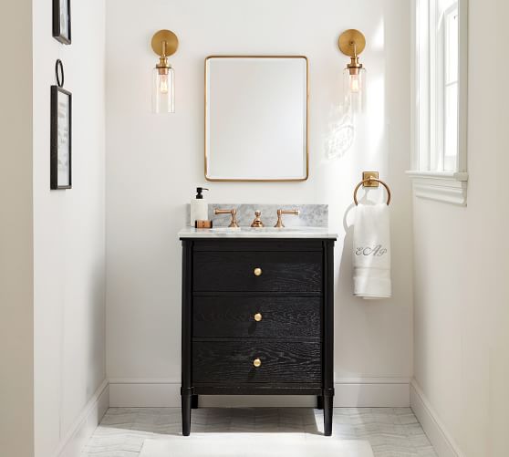 Vintage Rounded Rectangular Mirror | Pottery Barn