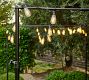 Outdoor Standing String Light Posts - Set of 2 | Pottery Barn