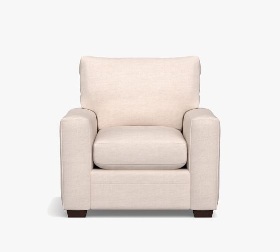 Pearce Modern Square Arm Chair | Pottery Barn