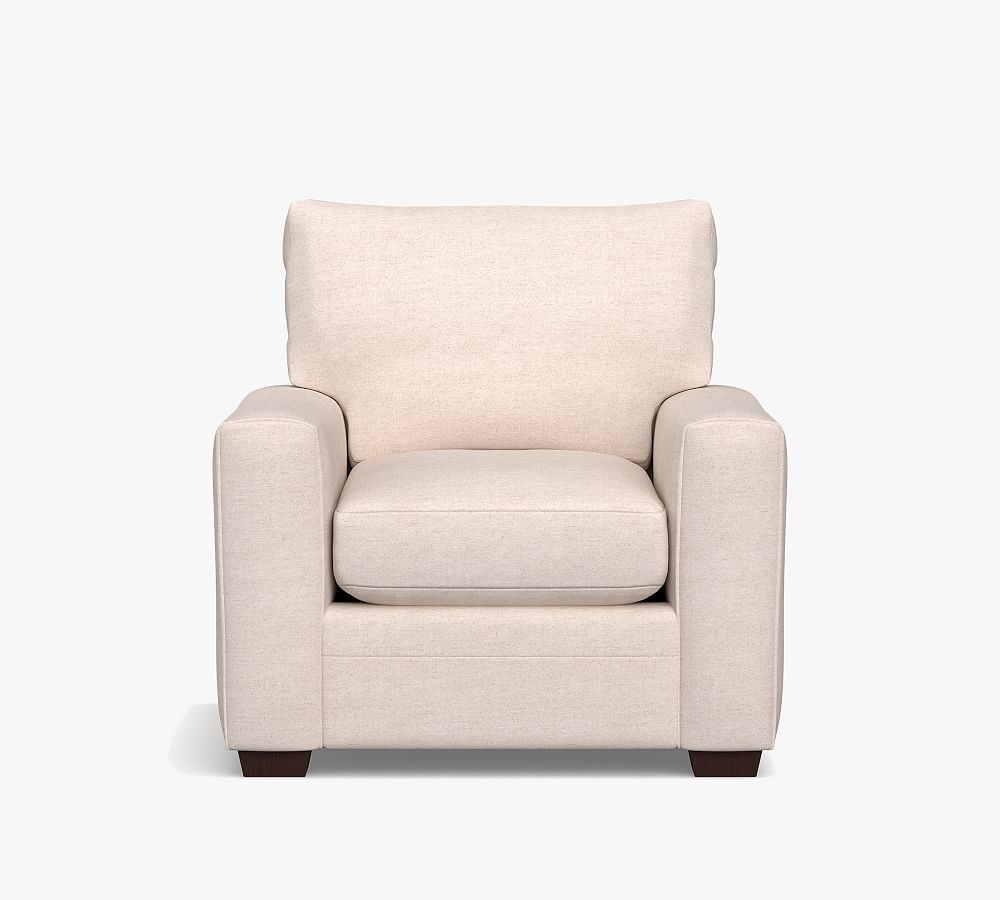 Pearce Modern Square Arm Chair | Pottery Barn