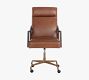 Misha Leather Swivel Desk Chair | Pottery Barn