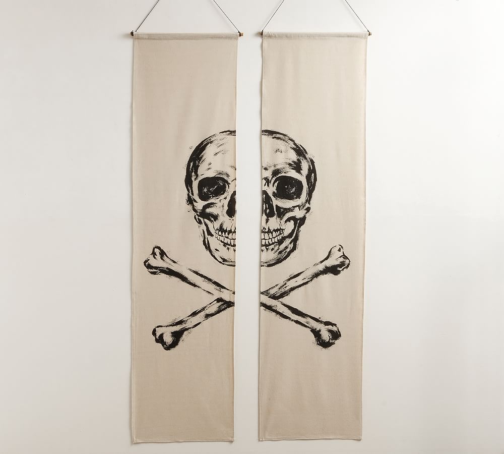 Skeleton Banner - Set of 2 | Pottery Barn