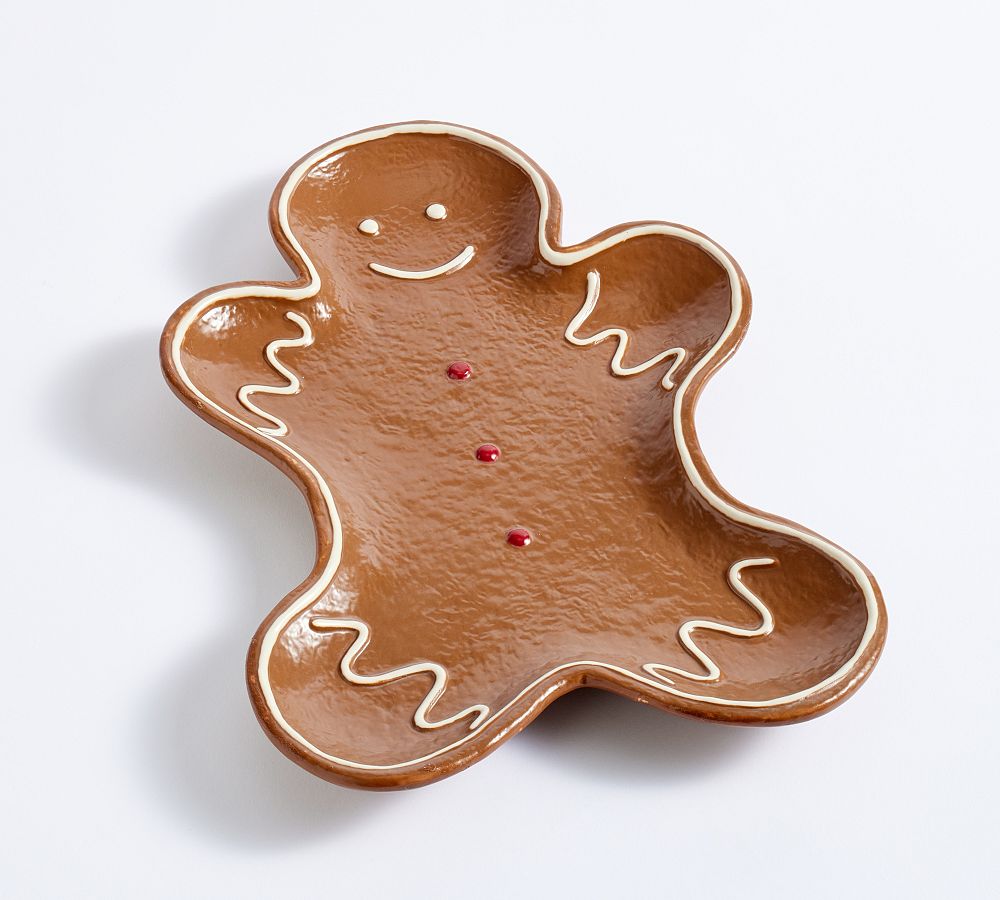 Mr. Spice Gingerbread Cookie Platter | Pottery Barn