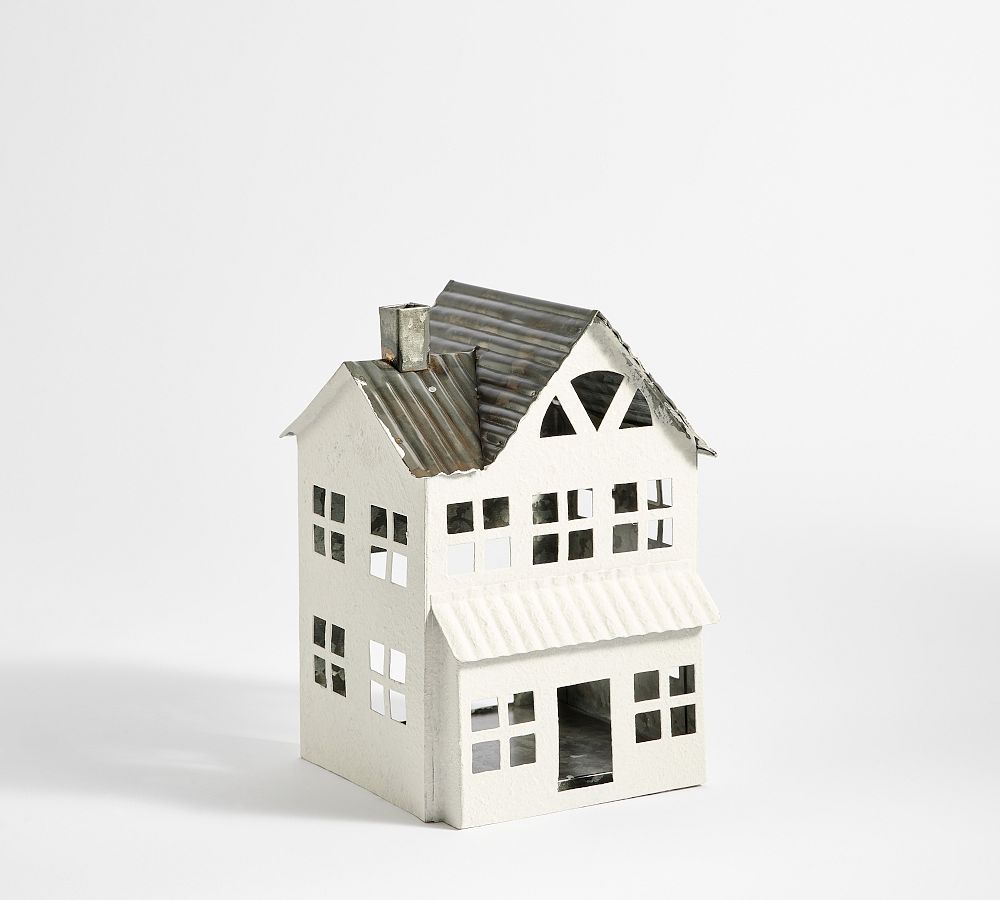 Handcrafted Metal Village Houses | Pottery Barn