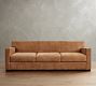 Ashby Leather Sofa (67"-89") | Pottery Barn