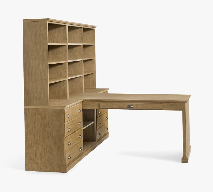 Printer's Large Peninsula Desk Suite | Pottery Barn