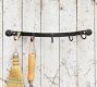 Wrought Iron Row of Hooks | Pottery Barn