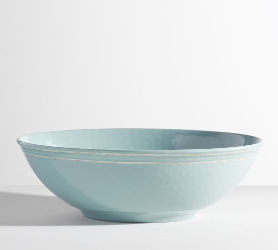 Cabana Melamine Oval Serving Bowl | Pottery Barn