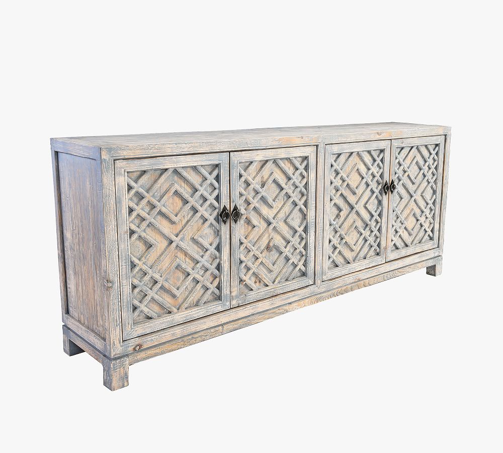 OPEN BOX: Emila Carved Reclaimed Wood Buffet | Pottery Barn