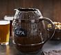 Faux Bois Barrel Beer Pitcher | Pottery Barn