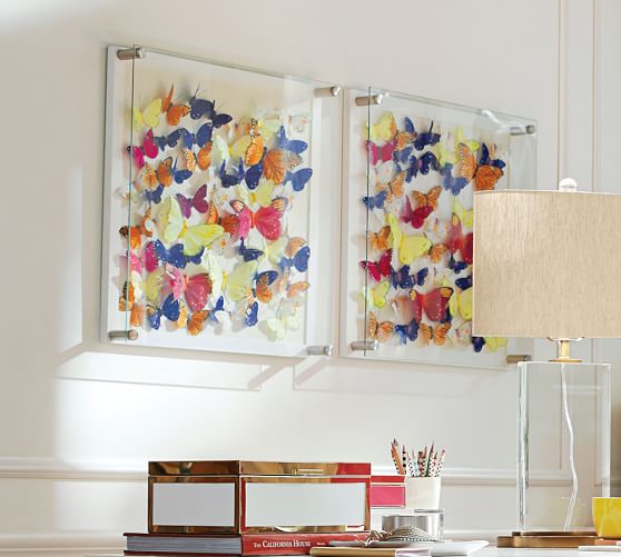 Mariposa Butterfly Shadow Box | Pottery Barn