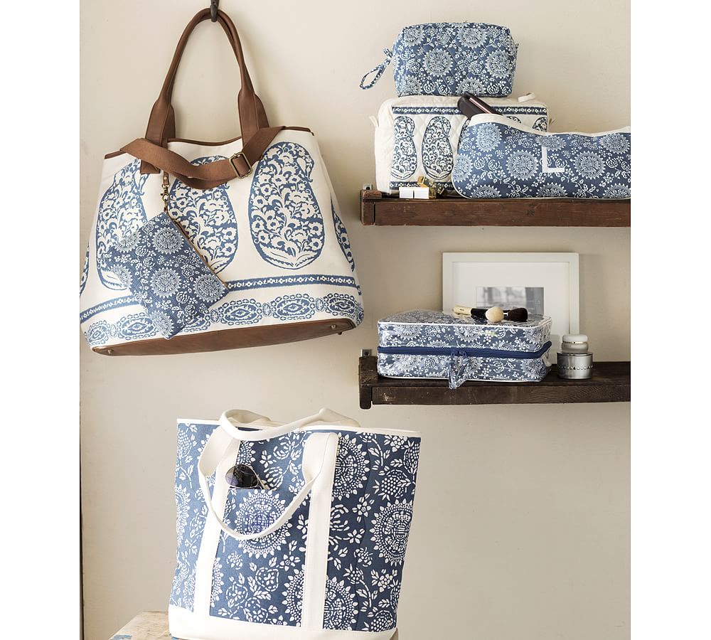 Calista Floral Ultimate Makeup Bag | Pottery Barn