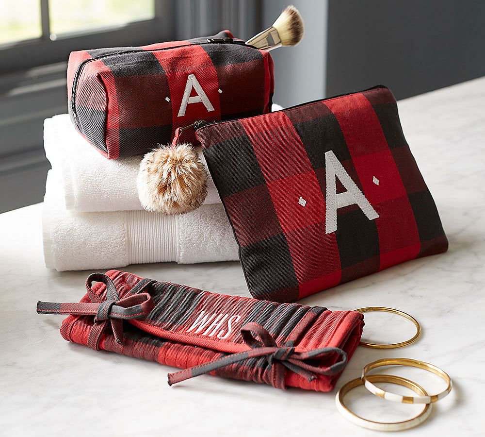 Buffalo Check Jewelry Pouch | Travel Accessories | Pottery Barn